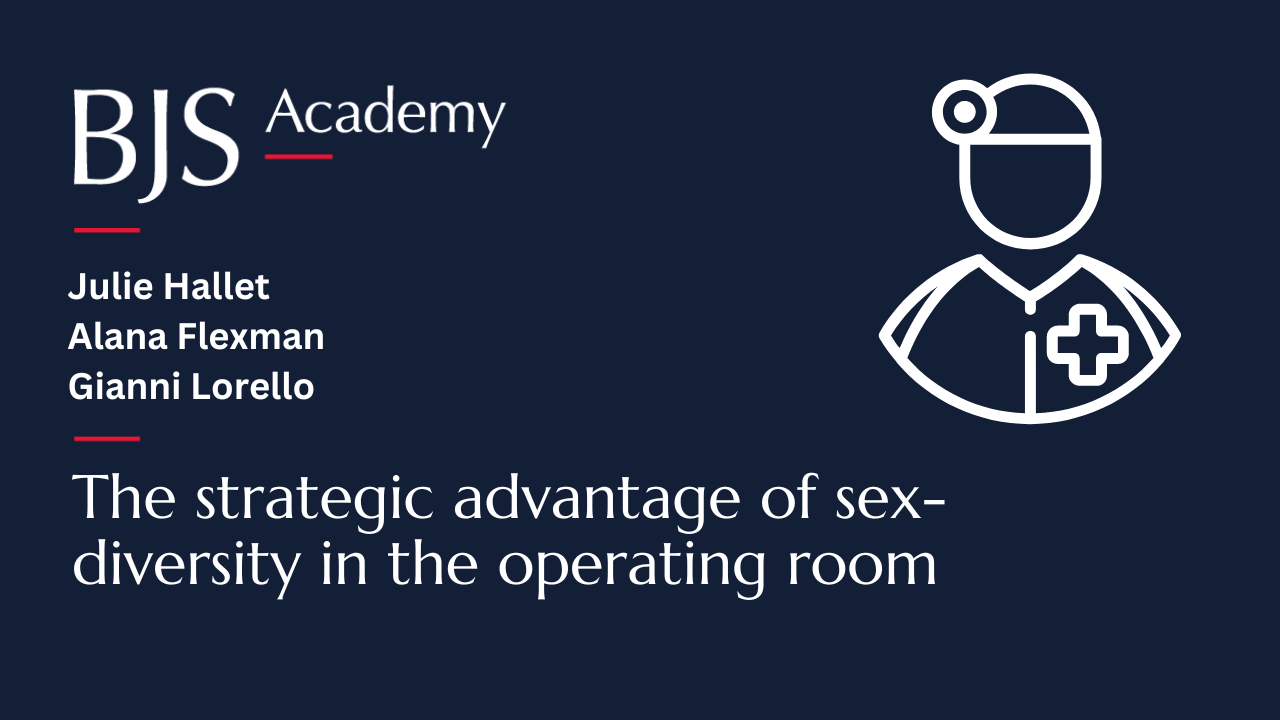 The Strategic Advantage Of Sex Diversity In The Operating Room 